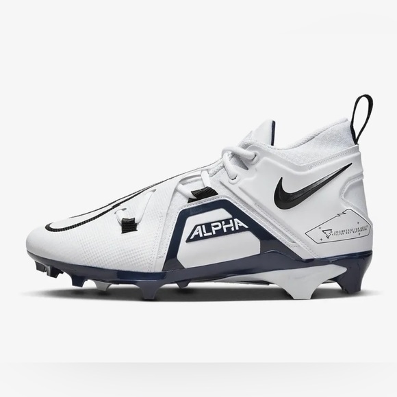 Nike | Shoes | Nike Alpha Menace Pro 3 Football Cleats Men White Black ...